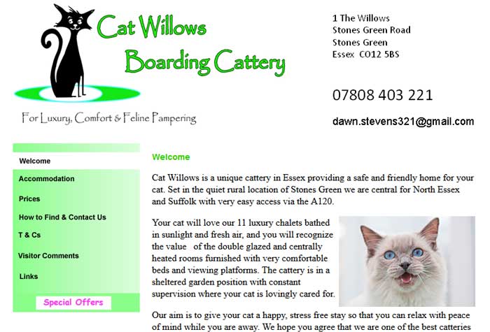 Cat Willows Boarding Cattery - British Cattery Directory