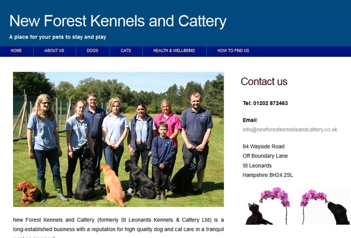 New Forest Kennels Ltd - British Cattery Directory