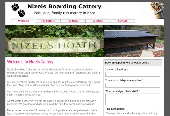 Nizels Boarding Cattery - British Cattery Directory