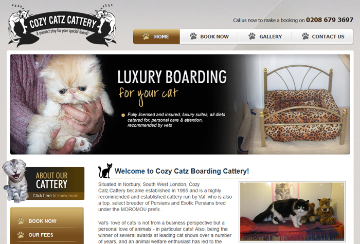 Cozy Catz Boarding Cattery - British Cattery Directory