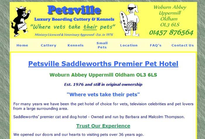 Petsville Cattery - British Cattery Directory