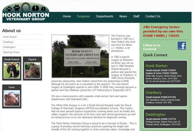 Hook Norton Vets - Charlbury