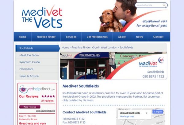 Medivet Veterinary Centre - Southfields